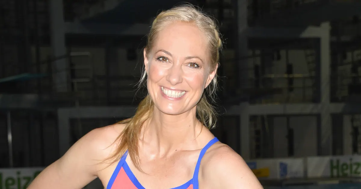 Angela Finger-Erben im Badeanzug: So sieht man sie selten