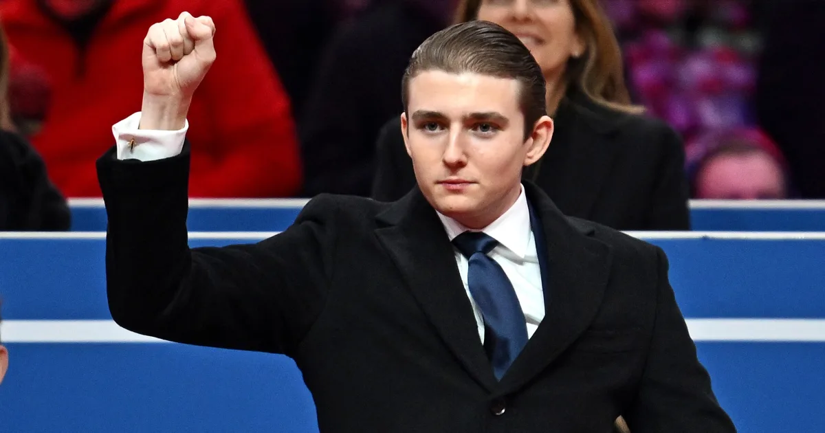 Video geht viral – Spruch von Barron Trump an Joe Biden