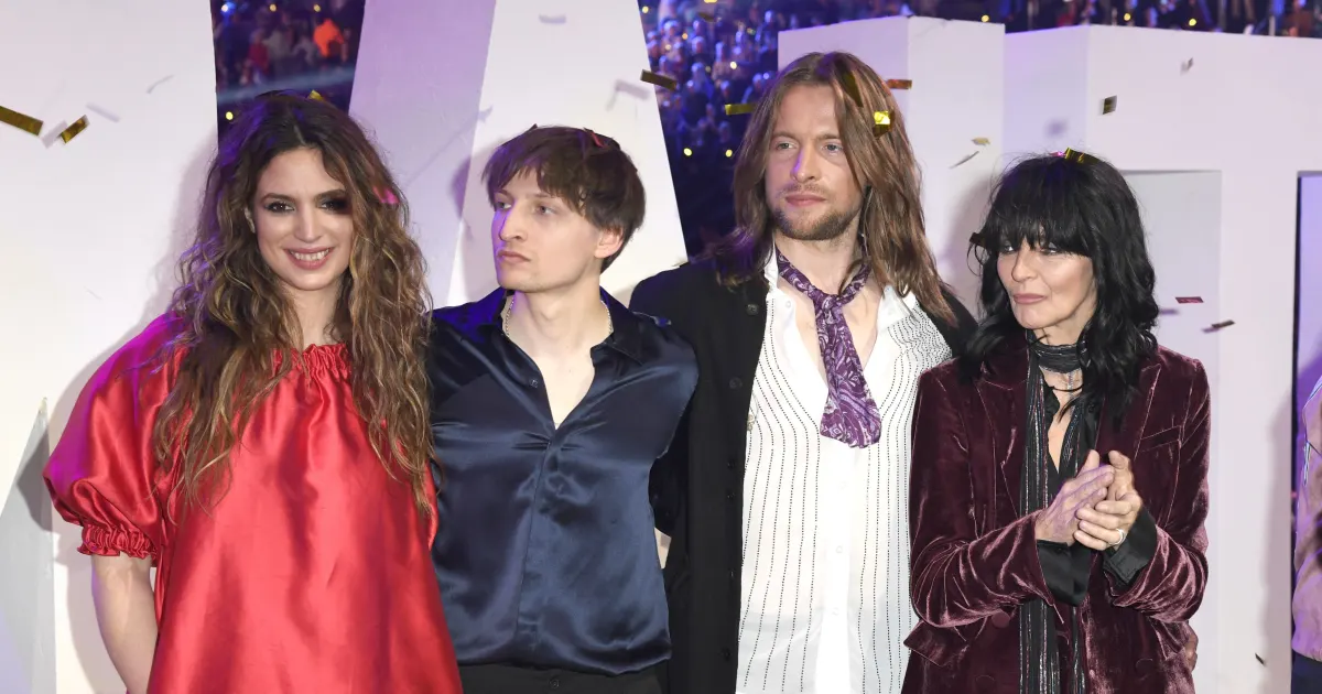 Nena mit ihren Kindern auf der Bühne - was für eine Ähnlichkeit!