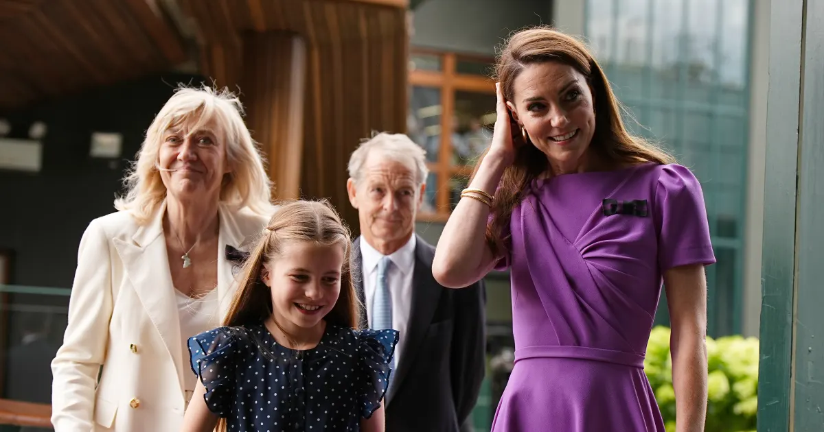 Prinzessin Kate mit Charlotte beim Wimbledon-Finale: Die Bilder