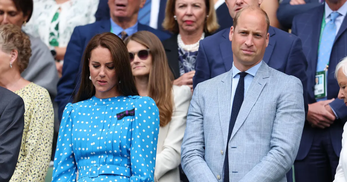 Bei Wimbledon: Huch, hier bläst es Kate fast das Kleid weg
