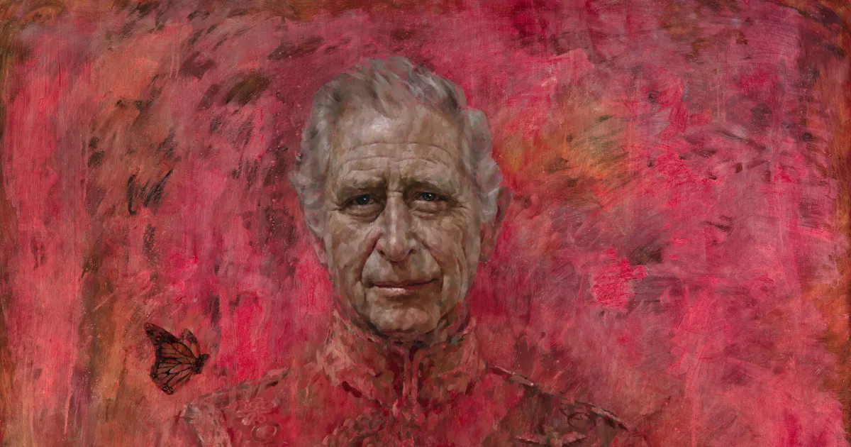 Erstes Porträt von Charles enthüllt - Fans machen sich lustig